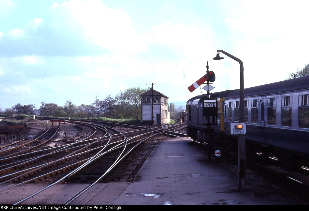 Exeter St. Davids west end junction