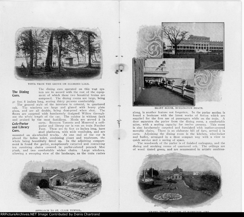 Grand Trunk Railway System Trains 3 & 4 between Montreal and Chicago ~ 1905