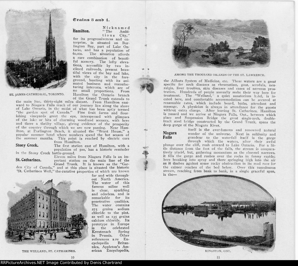 Grand Trunk Railway System Trains 3 & 4 between Montreal and Chicago ~ 1905