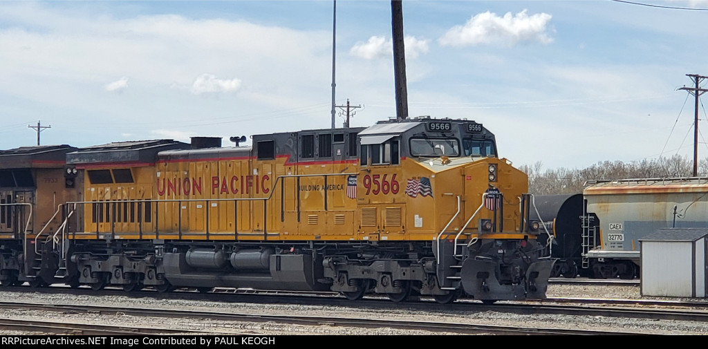 UP 9566 A Rebuilt C44ACM sits in The UP Ogden Yard Soaking Up The Mid ...