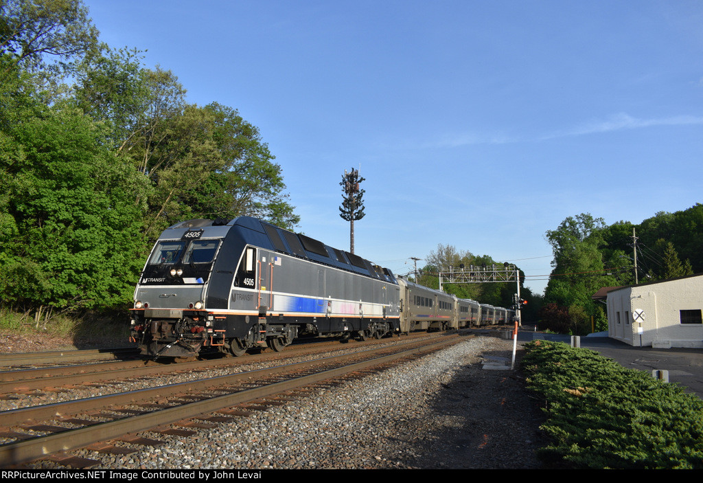 NJT Train # 59, the Port Jervis super express with Harriman as the ...