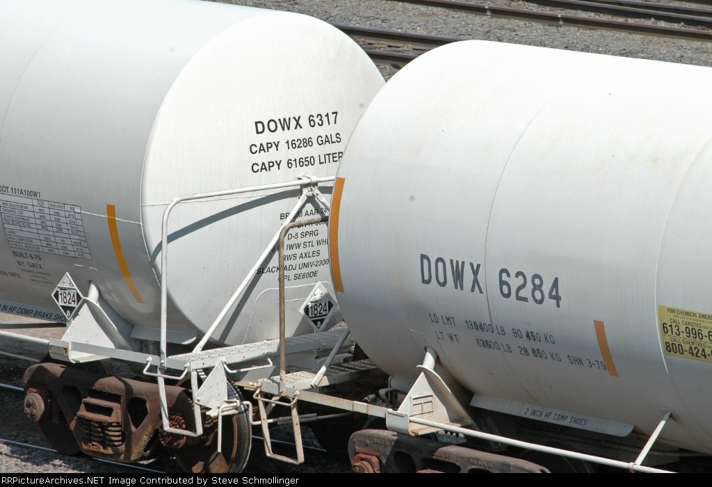 Dow tank cars at UPs Centennial Yard