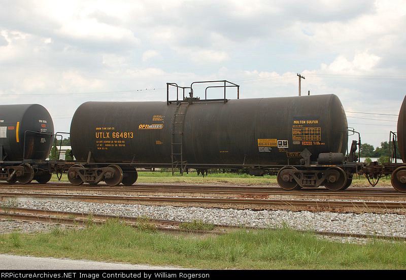 Union Tank Car Company (UTLX) OPTImiser, Molten Sulfur Tank Car No. 664813