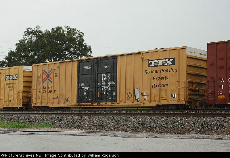 TTX Corporation (TBOX) Double Door Box Car No. 671202