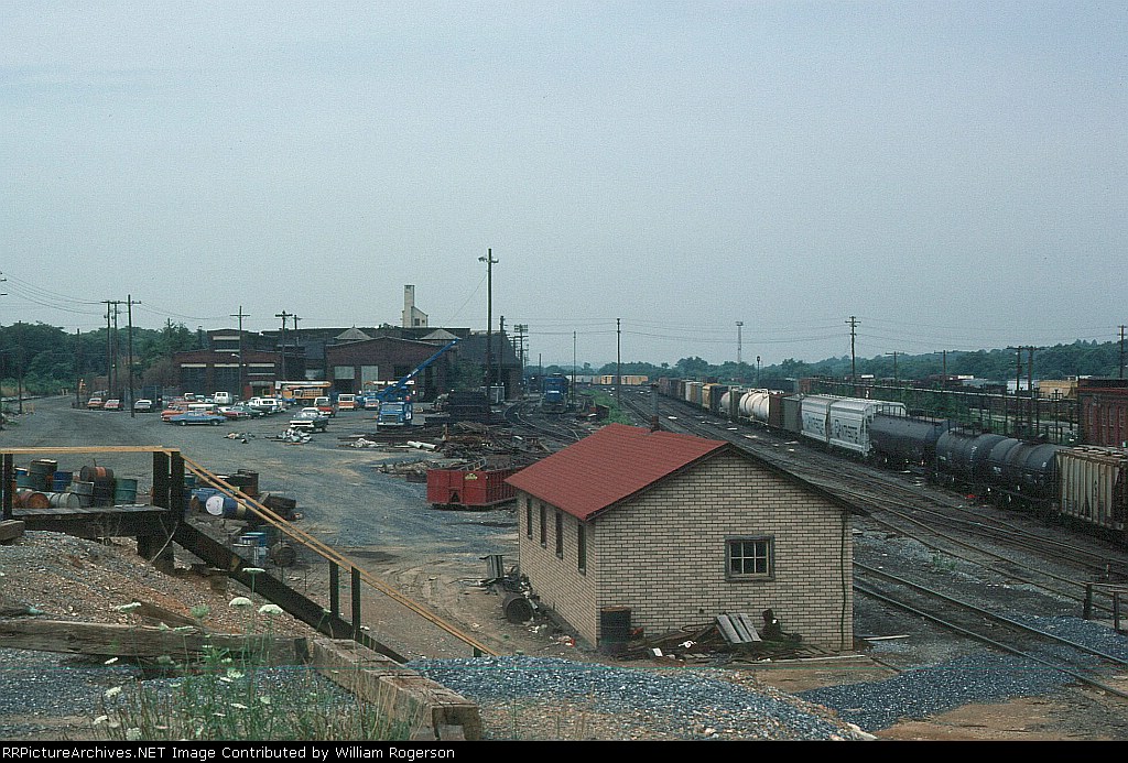 View of Conrail's Freight Yard
