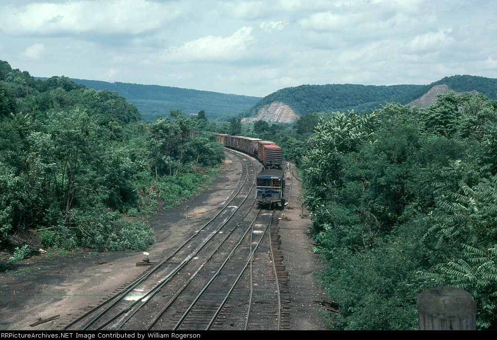 Tail end of a Northbound Conrail (CR) Mixed Freight Train
