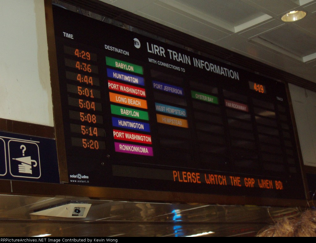 The LIRR board