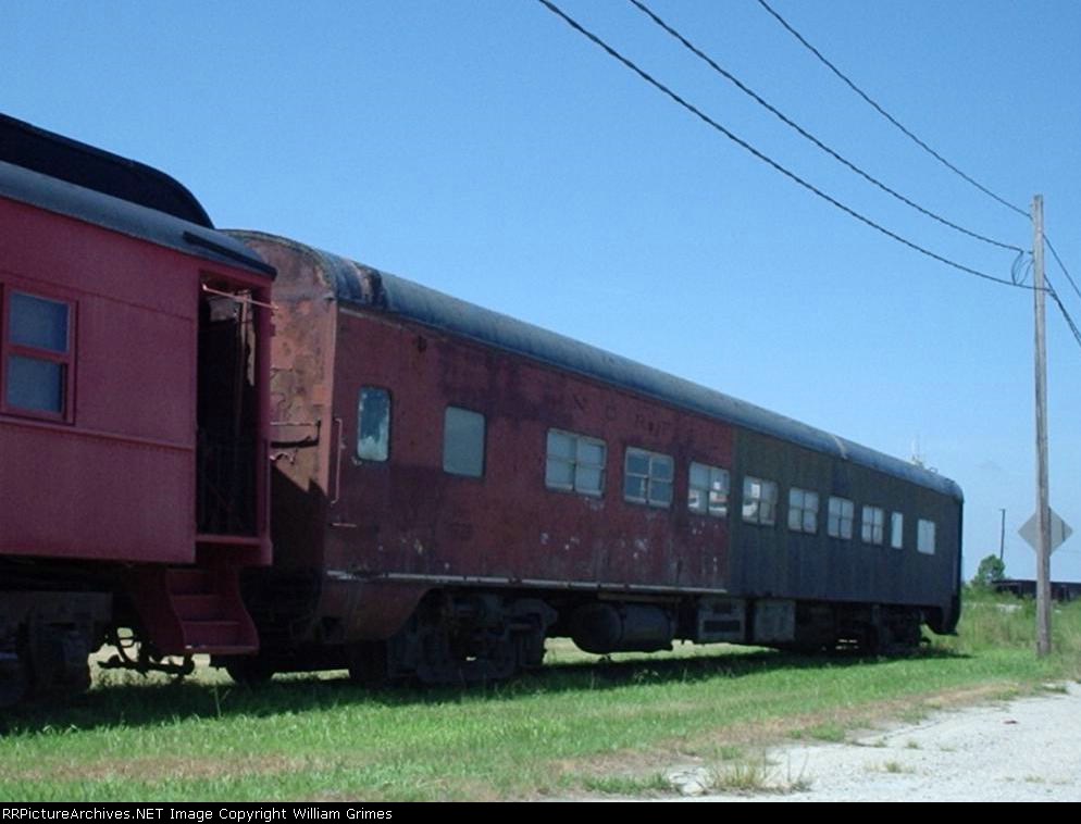Tidewater Chapter, NRHS, 1723 is stored on the Bay Coast Railroad