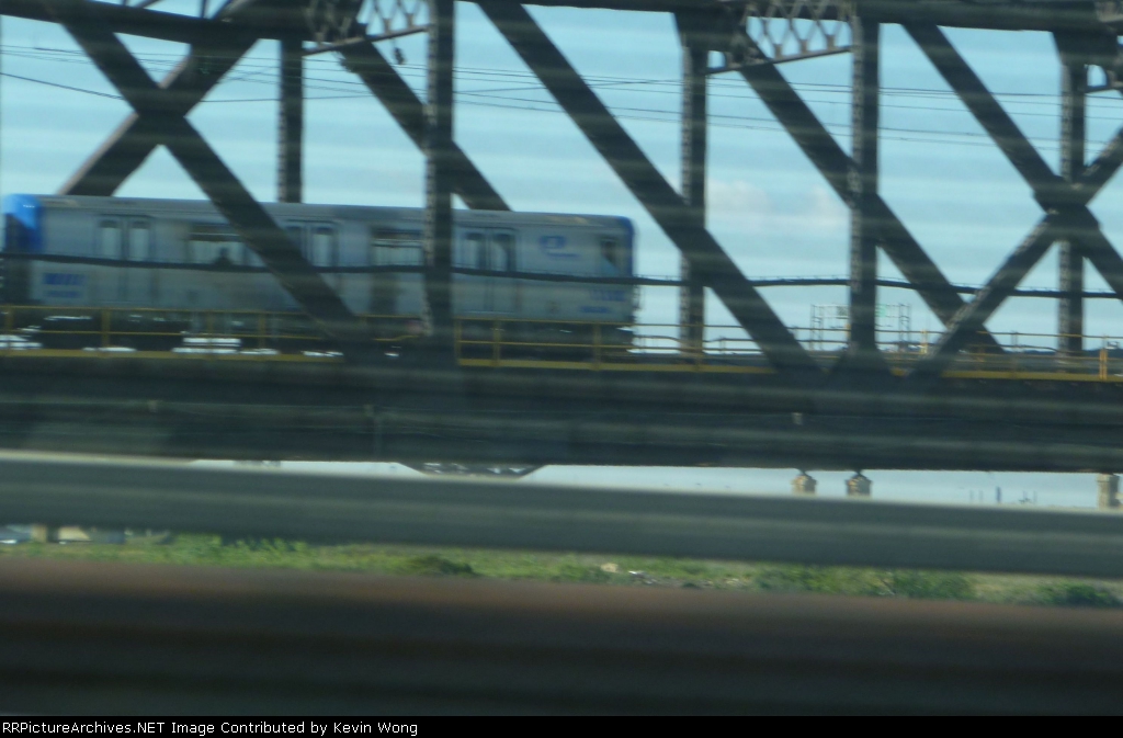 PATH PA5 train crossing Hackensack River