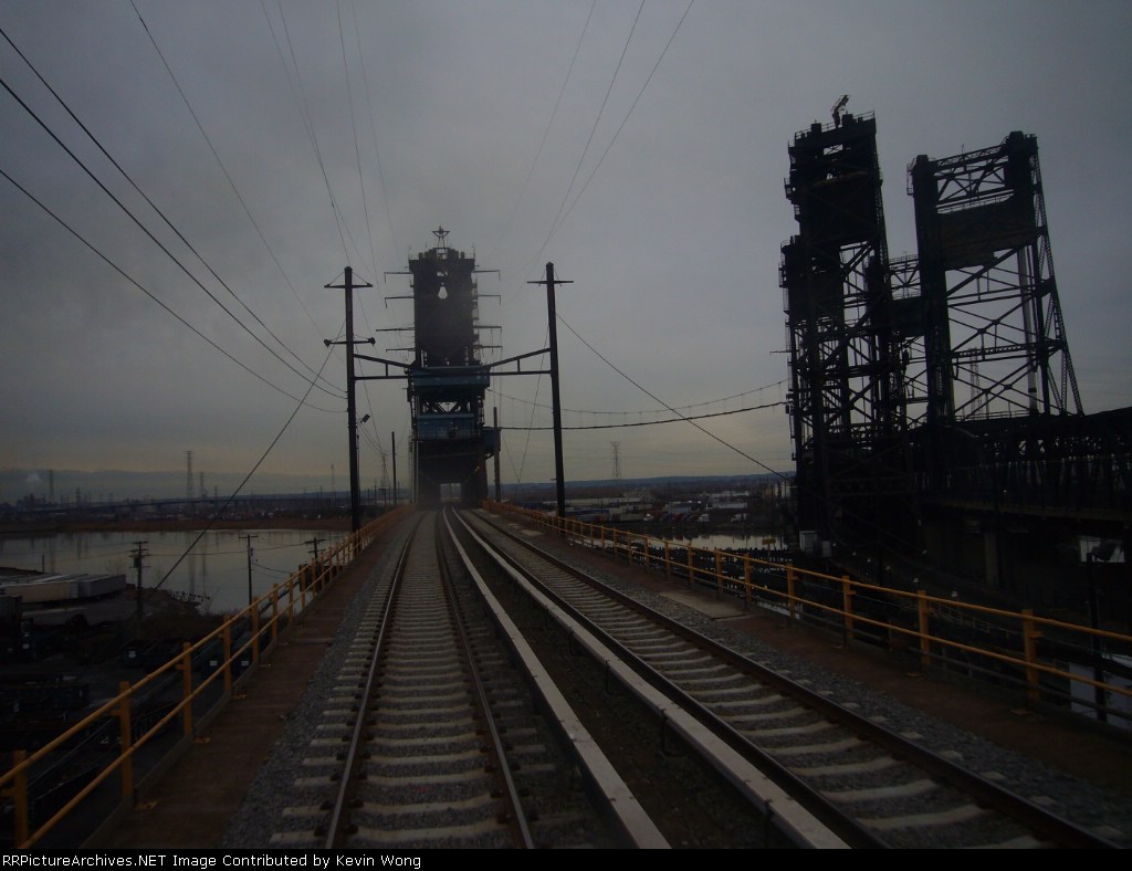 PATH Hackensack River lift bridge and Conrail Harsimus Lift and ...