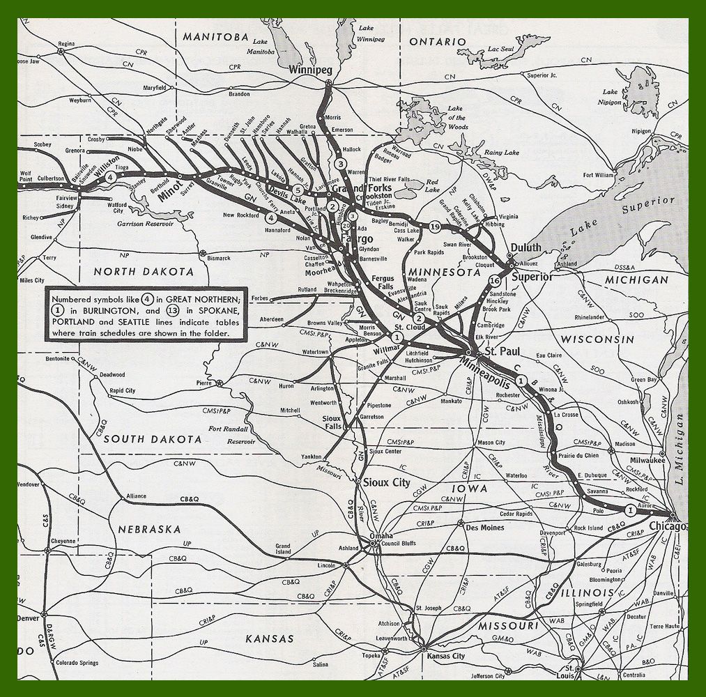 1961 GN Route Map