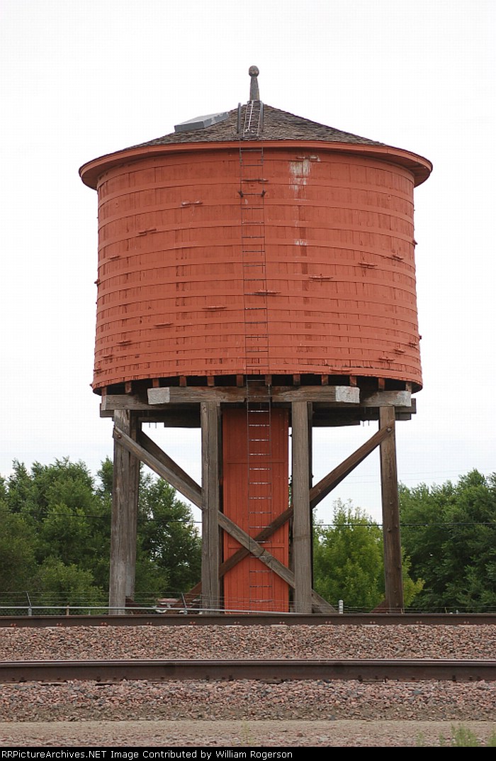 Former Chicago & North Western Railroad Redwood Water Tank
