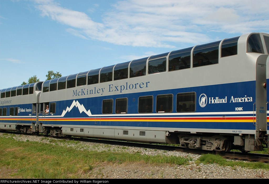 Holland America Lines (HALX) Ultradome Car No. 1051 "Knik"