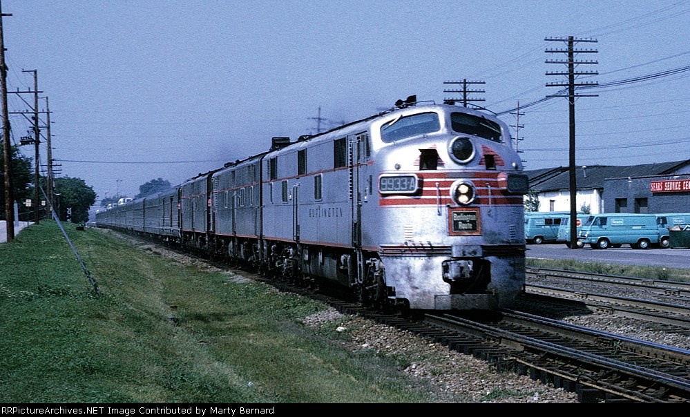 Three E7As Had the BN's Denver Zephyr Assignment That Day