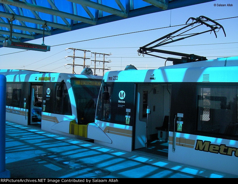 LACMTA Green Line light rail transit system Los Angeles County Ca