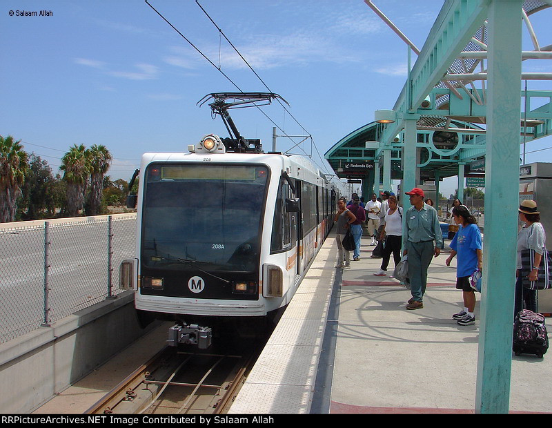 LACMTA Green Line light rail transit system Los Angeles County Ca