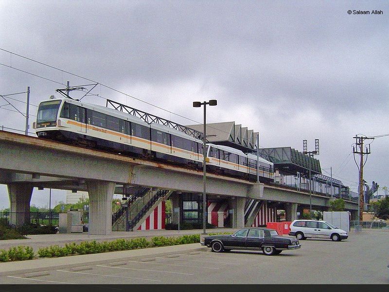 LACMTA Green Line light rail transit system Los Angeles County Ca