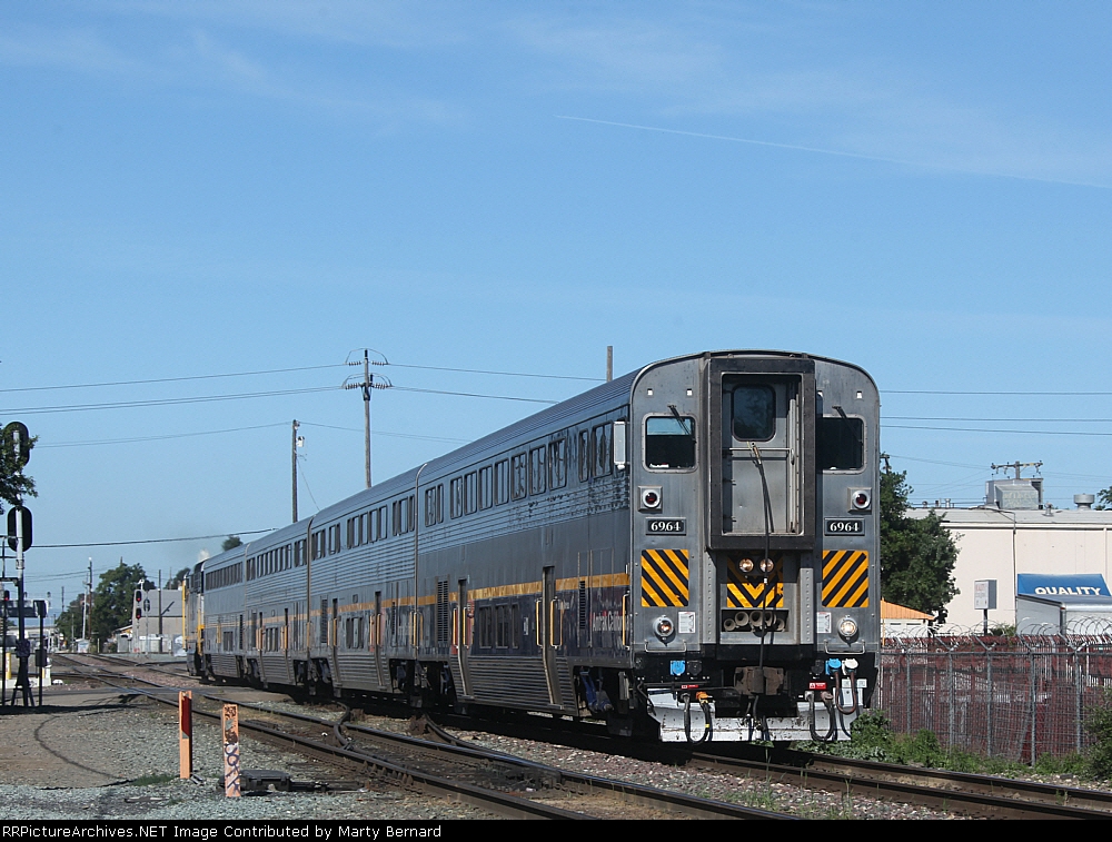 Amtrak California Cab Car 6964 With San Joaquin
