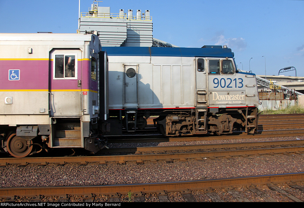 Amtrak 90213, Train 685 on North Station Leads