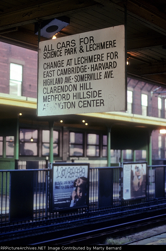 MBTA Sign at North Station