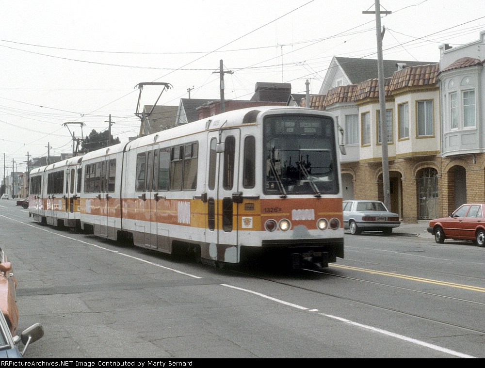 MUNI 1326, M Ocean View