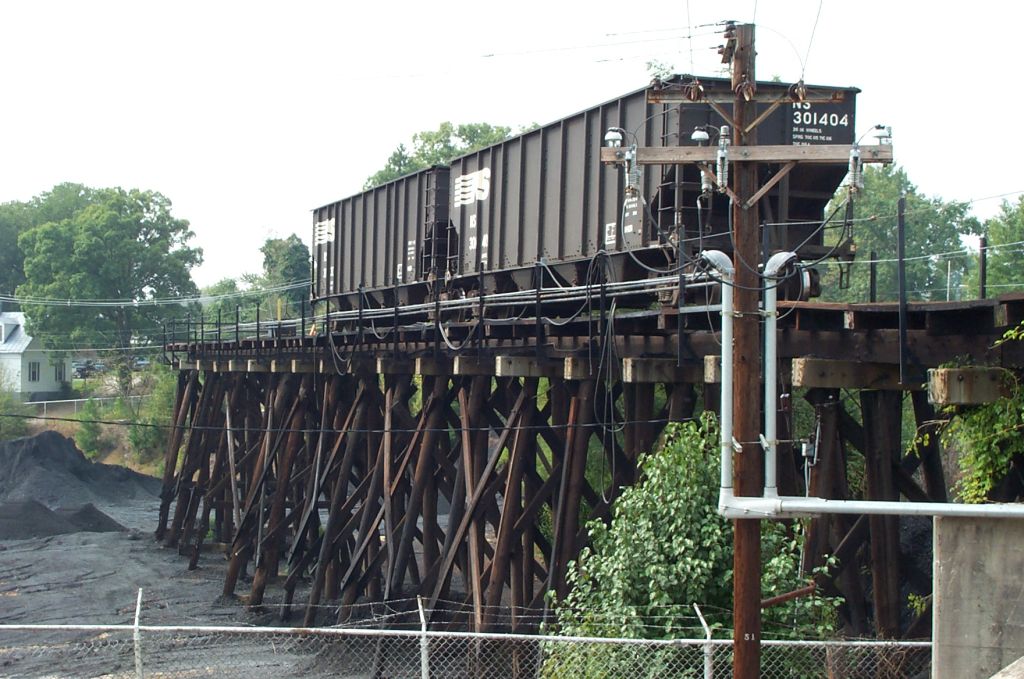Coal Trestle for Dan River Mills