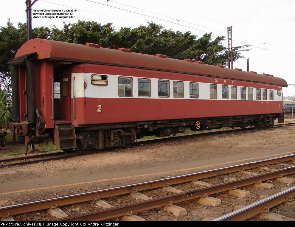 SAR Sleeper Coach (Series 2-2, Side A)