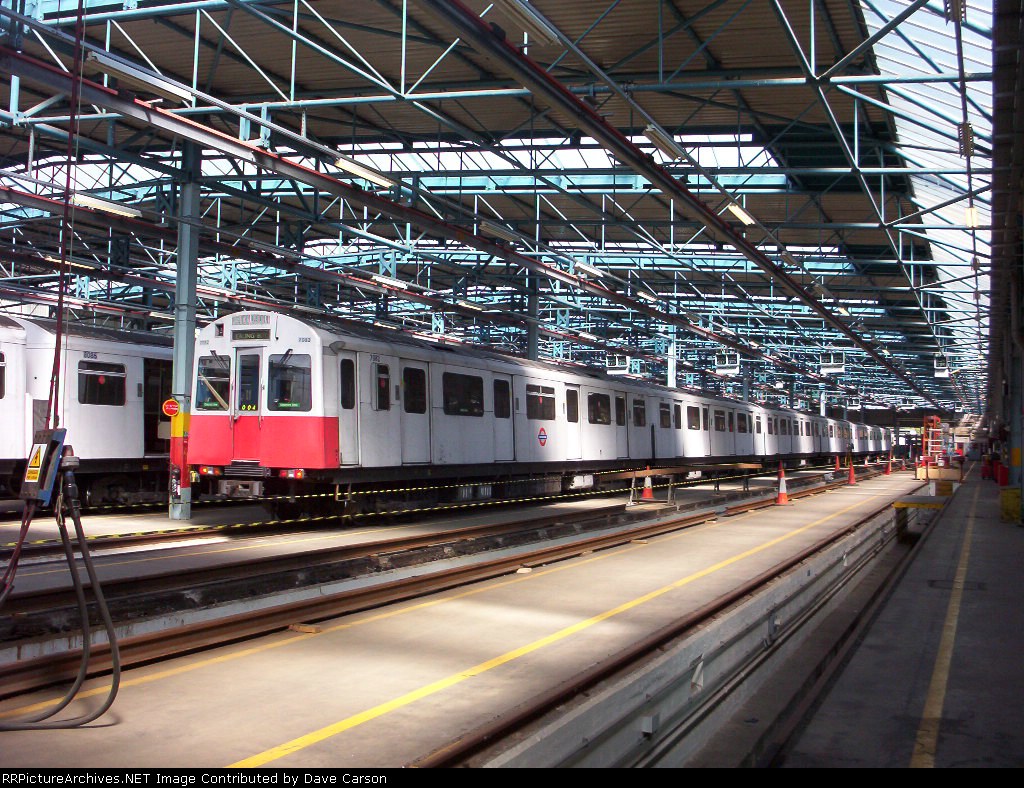 London Underground - District Line, Upminster Depot: A D78 train ready ...