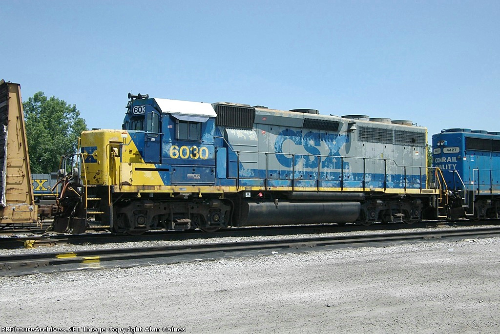 CSX GP40-2 6030