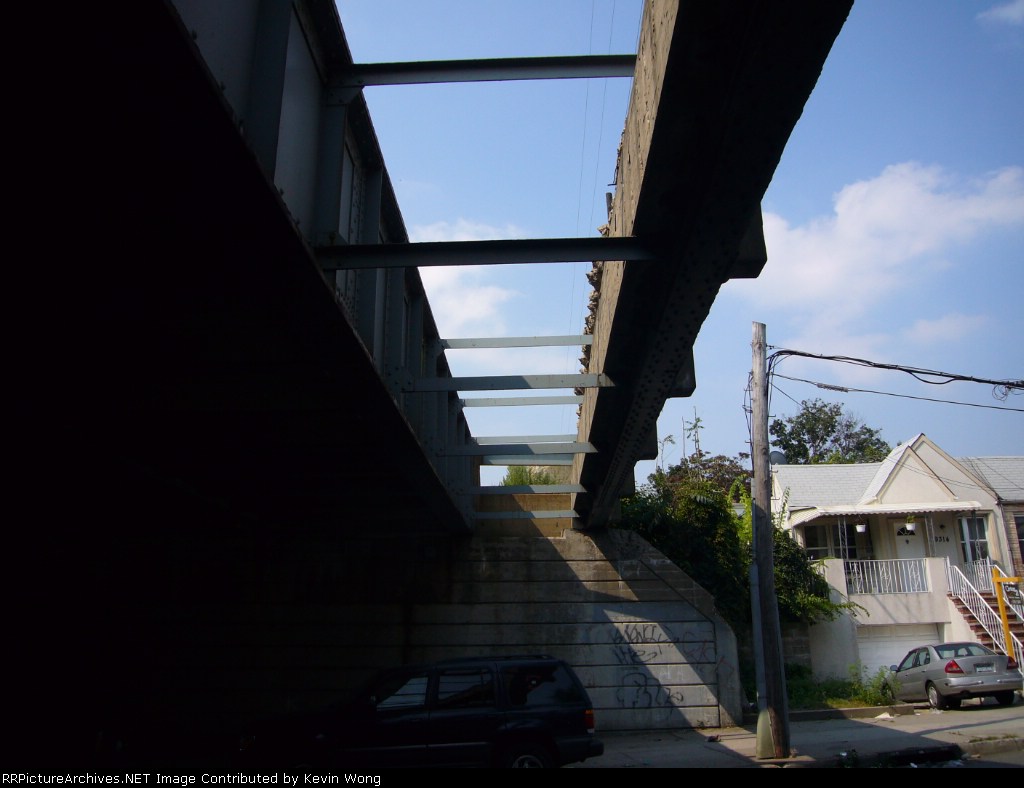 Remains of westbound platform (Hillside)
