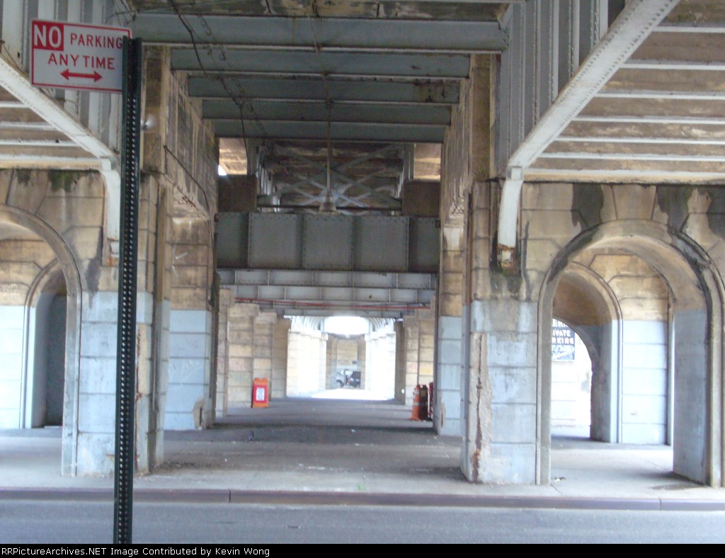 Under the Richmond Hill station