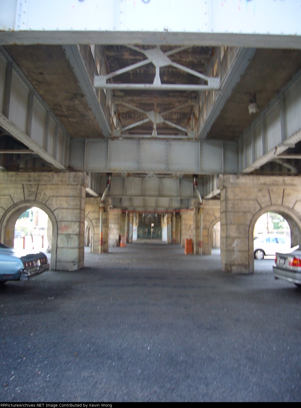 Under the Richmond Hill station