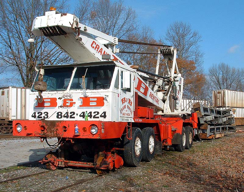 Rail Hiway mobile crane