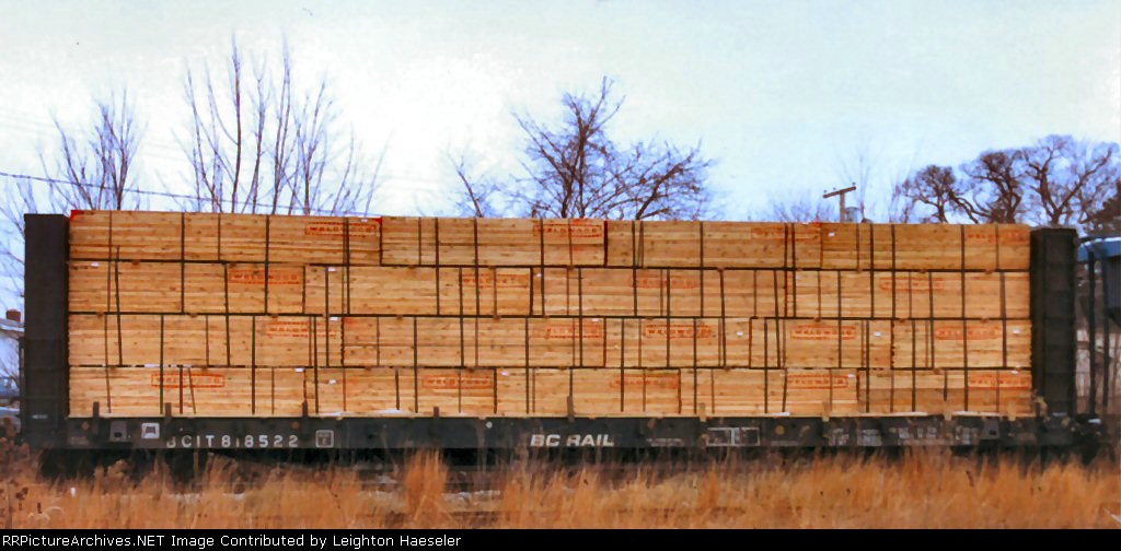 BCIT 818522 with banded lumber load
