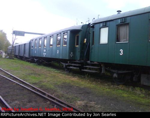 Old CSD Third-Class Coaches in the CD Muzeum