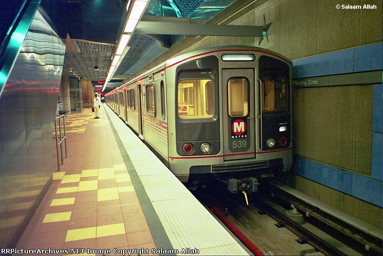 LACMTA Red Line heavy rail subway transit system Los Angeles County Ca