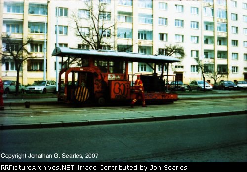 Track Sealing Machine At Obchodni Dum Petriny (date is a wild guess)