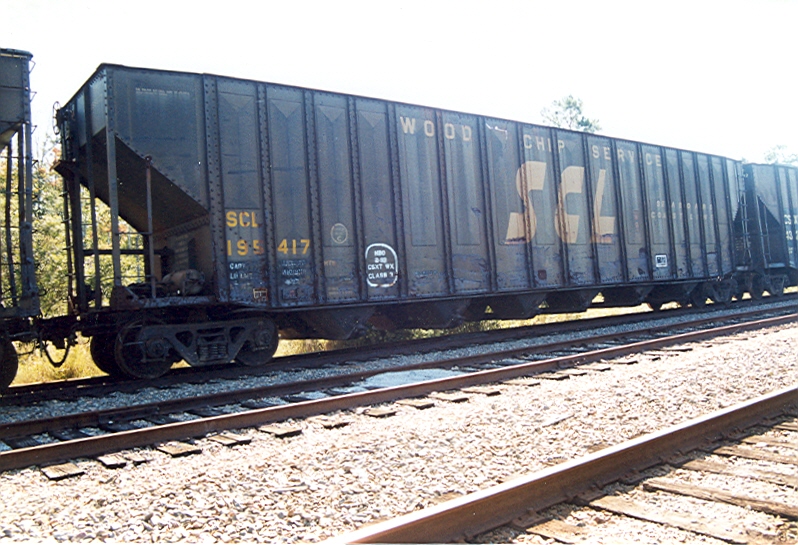 SCL 68' woodchip hopper