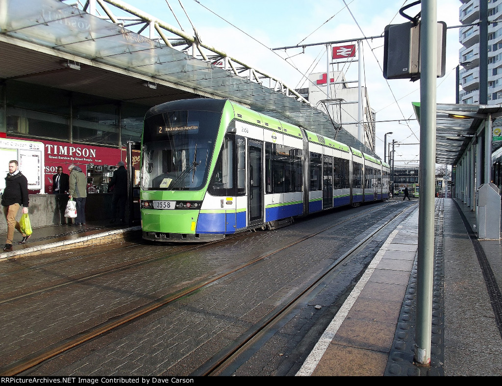 Stadler Variobahn 2558 at East Croydon