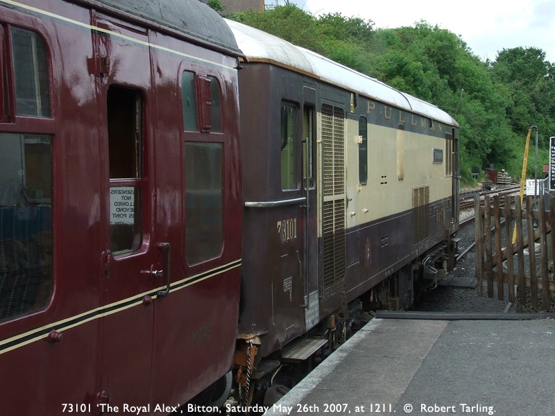 73101 'The Royal Alex', carrying PULLMAN livery for use hauling the ...