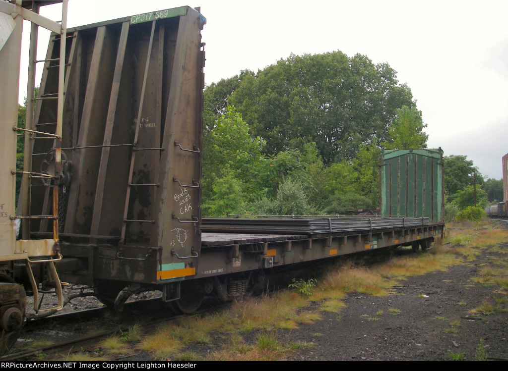 CP 317389 with plate steel load