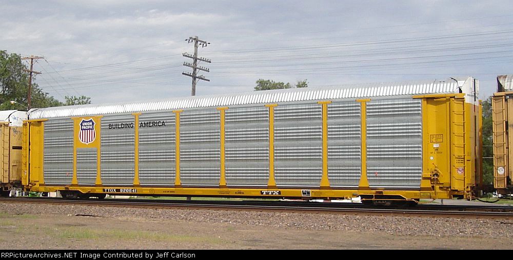 UP "Building America" rack