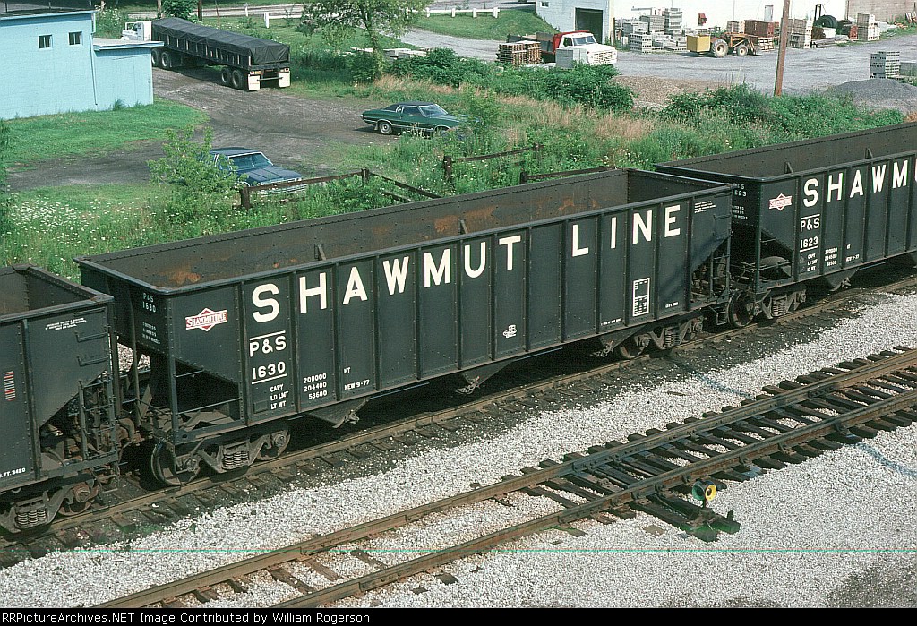 Pittsburgh & Shawmut Railroad (PS) Open Hopper No. 1630