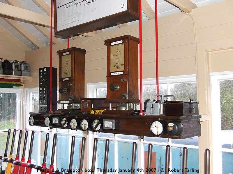 Block Apparatus Shelf, Pitsford Signal Box.