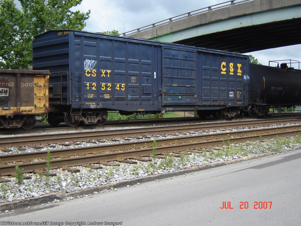 CSX 125245 Box Car July 20, 2007