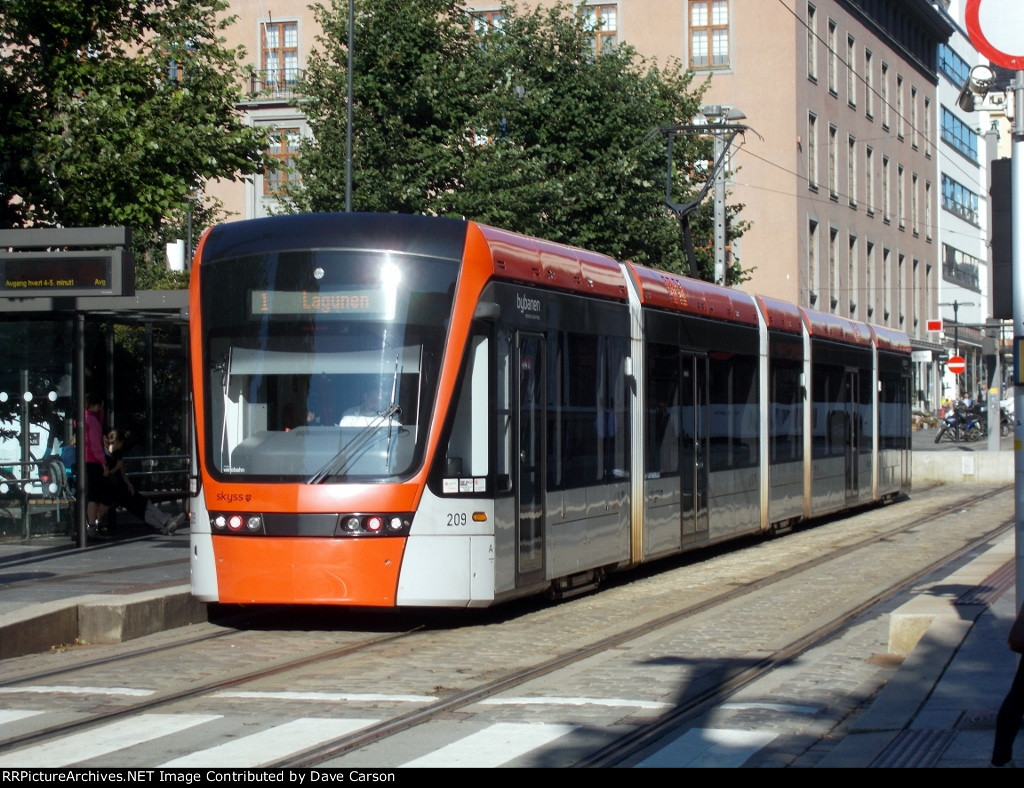 Bergen Skyss Tram 209