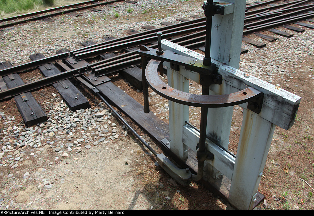 Wiscasset, Waterville & Farmington Rwy Museum 3-Way Stub End Switch