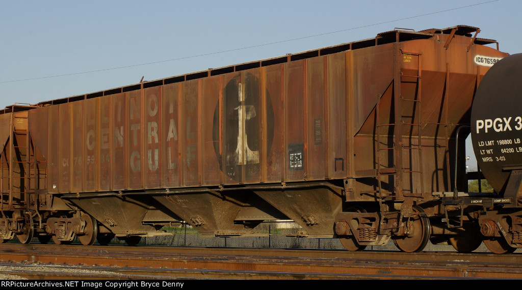 CC 765984, ex Illinois Central Gulf covered hopper