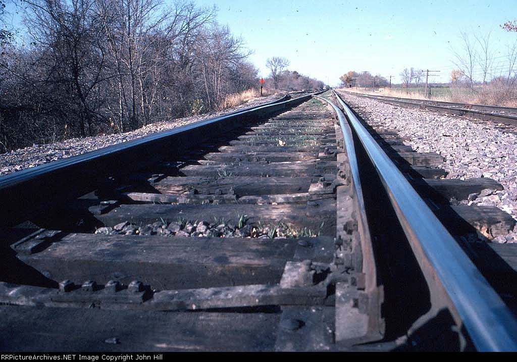 1383-02 CNW yard at Merriam Junction