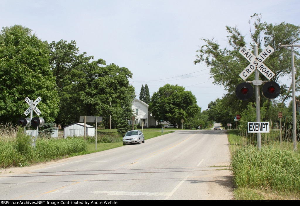 Wide view looking north on S56